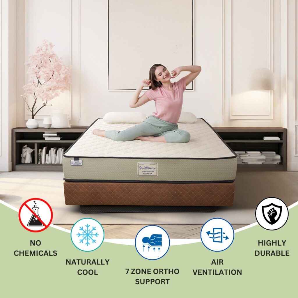 Buy 7 Zone Latex Mattress for Premium Comfort & Support